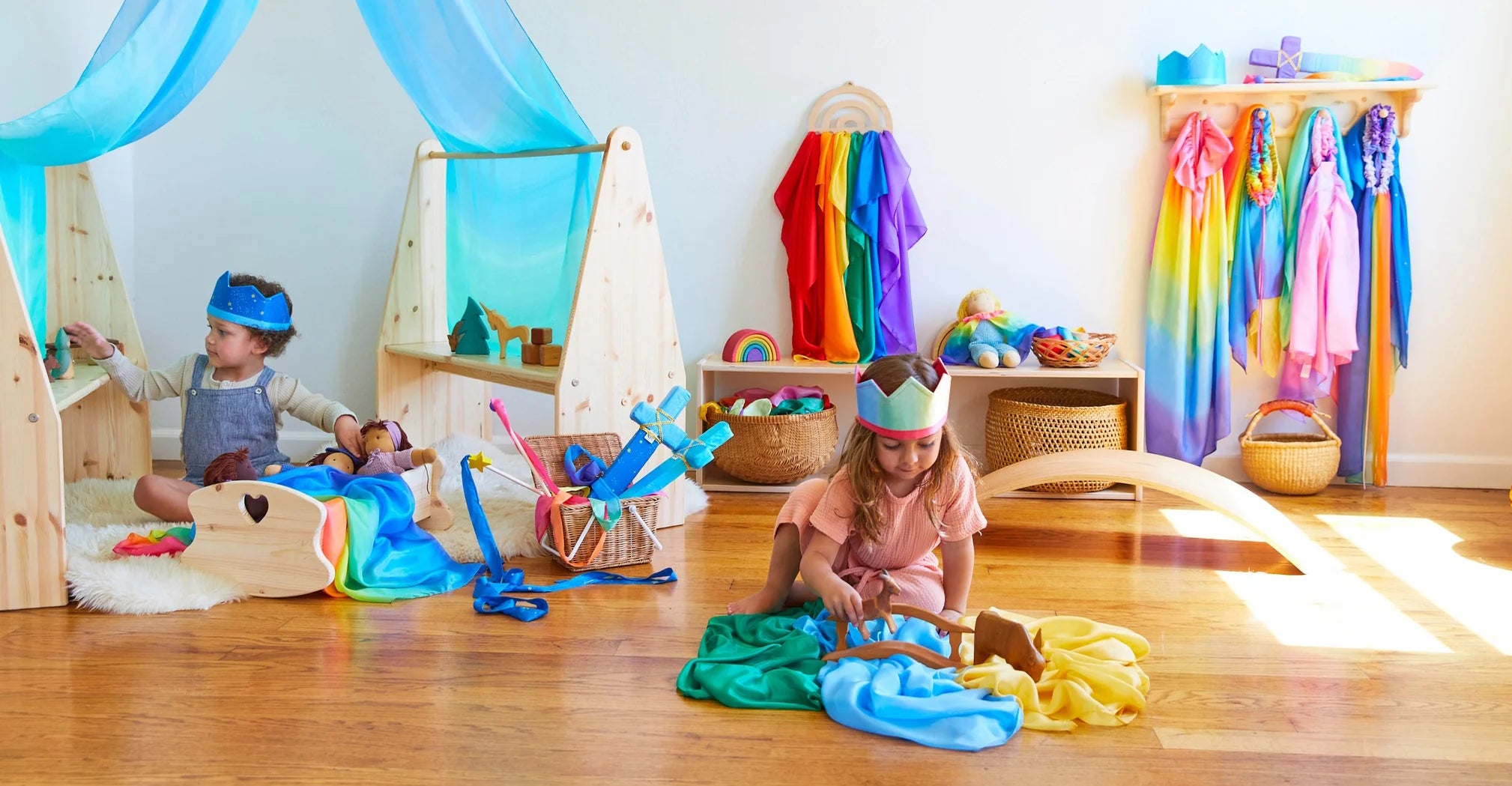 Sarah’s Silks Den Making Collection – Waldorf-Inspired Open-Ended Play ...