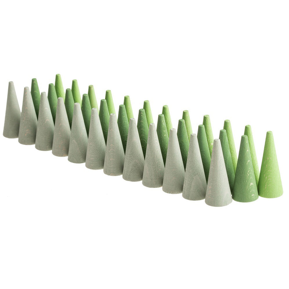 Grapat Mandala Small Green Cones – Little Acorns to Mighty Oaks