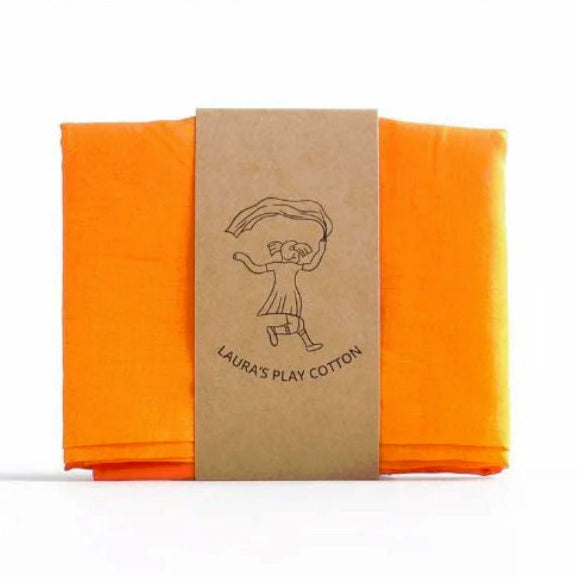 Laura's Play Cotton - Fire Gradient - 35 x 35 inches - Organic Cotton ...